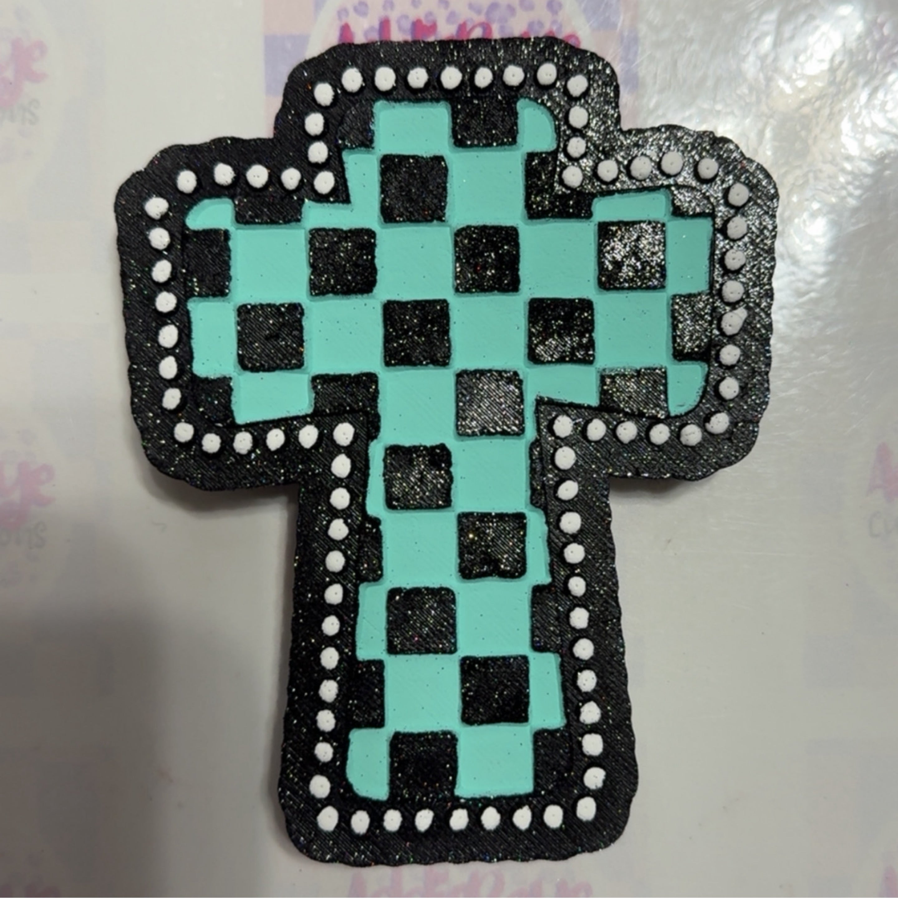 Checkered Cross | AddieRaye Custom's